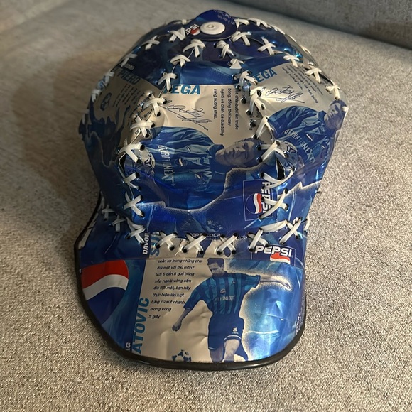 Pepsi | Accessories | Vintage Pepsicola Soda Can Baseball Cap Made W ...